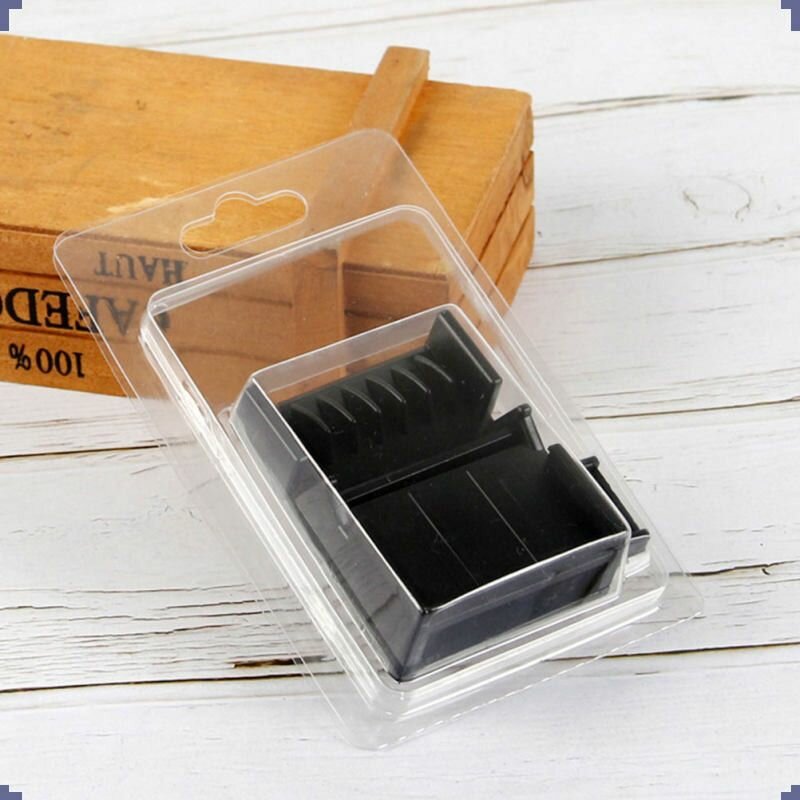 Комбинация из 6 шт. Набор для парикмахеров: расчески, триммер, щетка, машинка для стрижки, направляющая, электрические ножницы, 6.5x5 см, черный АБС