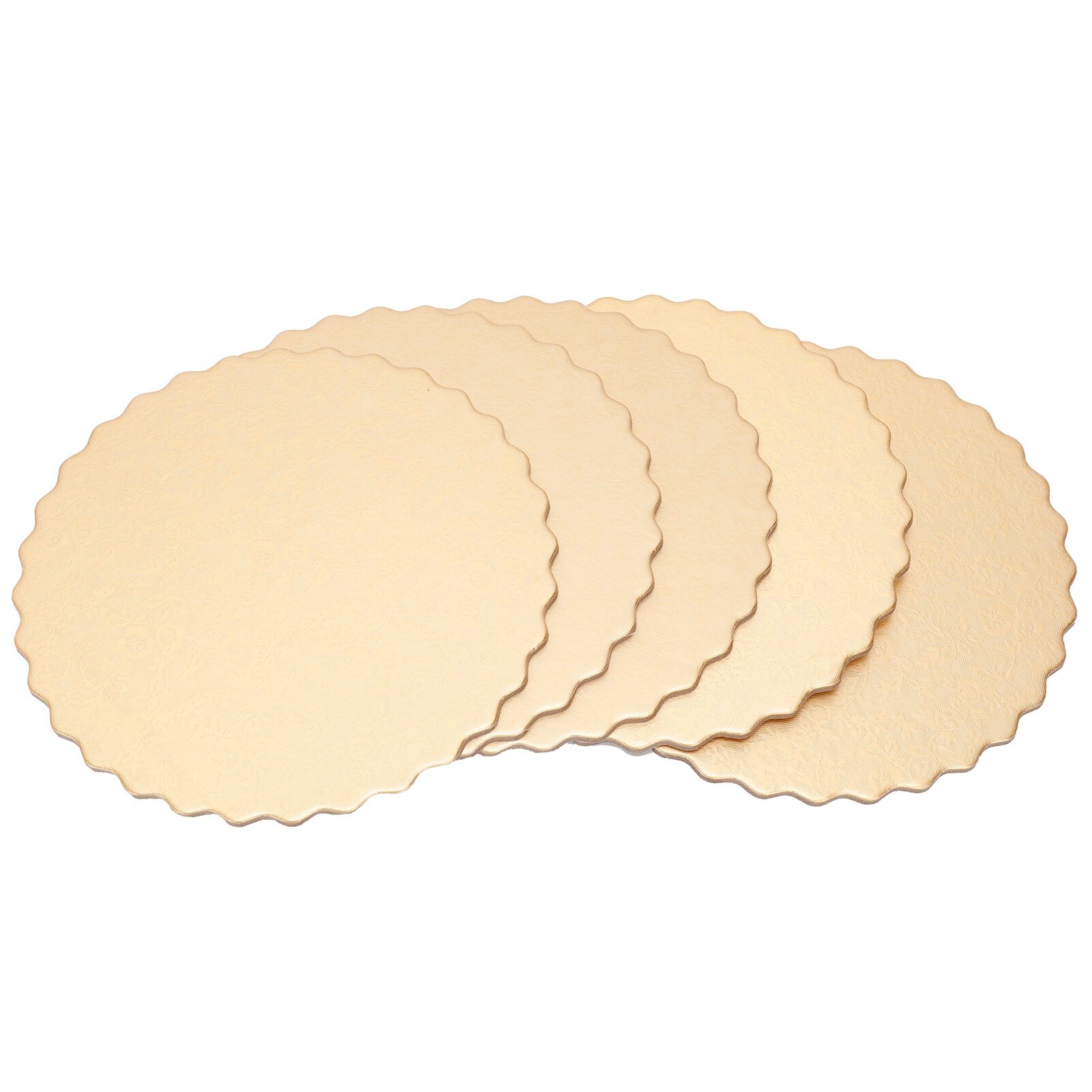 10 шт, круглые доски для торта с двусторонним узором, многоразовые подносы для тортов для свадьбы, дня рождения (12 пакетов)