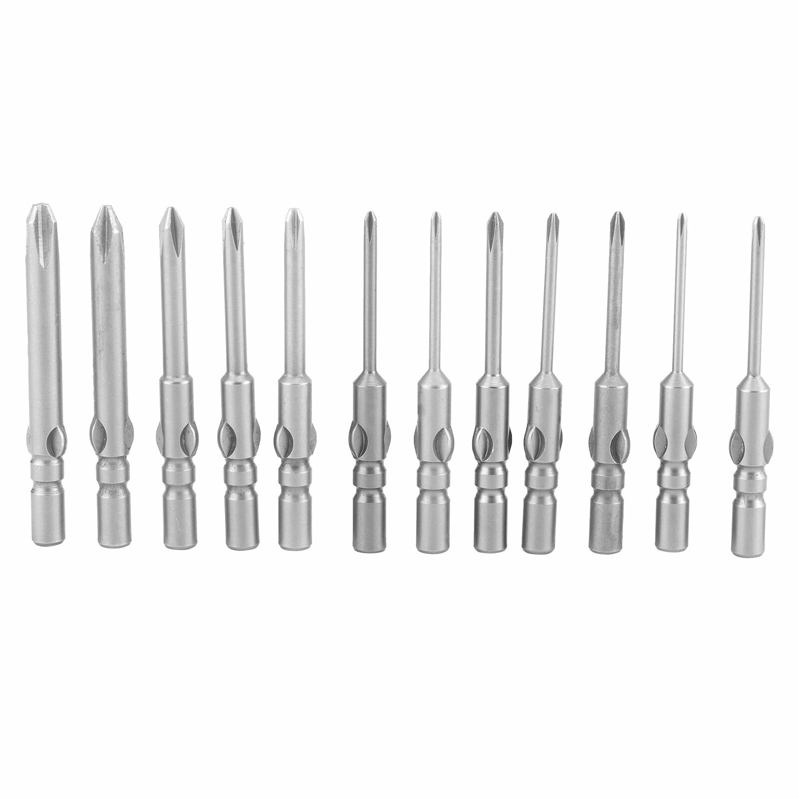12шт Поперечное Долото Магнитная Отвертка Аксессуары Электрическая Дрель Ручной Инструмент Для Затяжки 4 мм