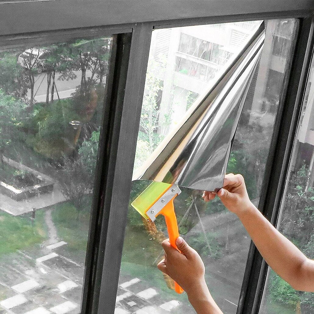 Пленка солнцезащитная 600*3000мм, Россия, фольга, защита от солнца