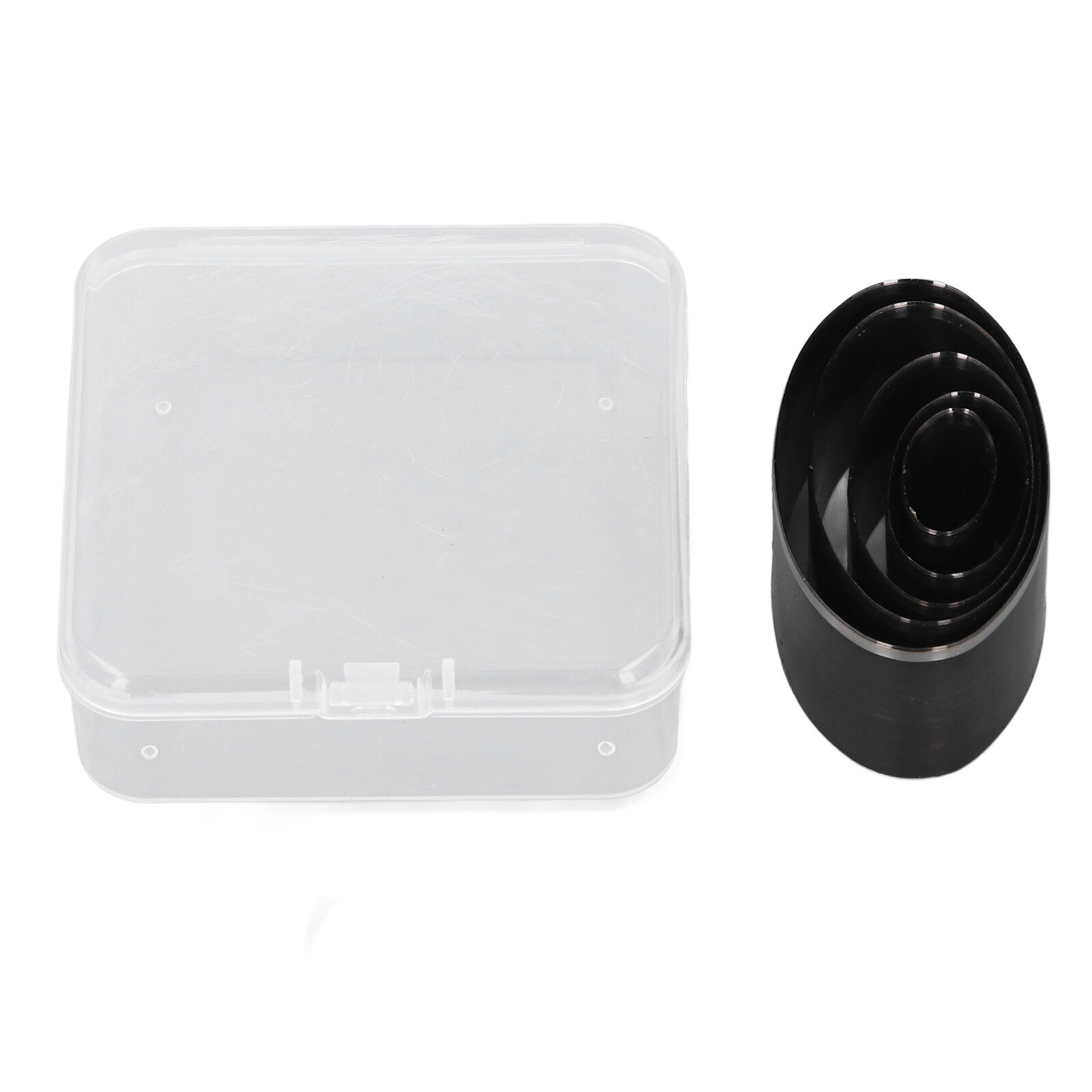 Набор из 5 овальных вырубных штампов для кожи с длиной стержня 20-60 мм, полые пробойники для ручной работы.