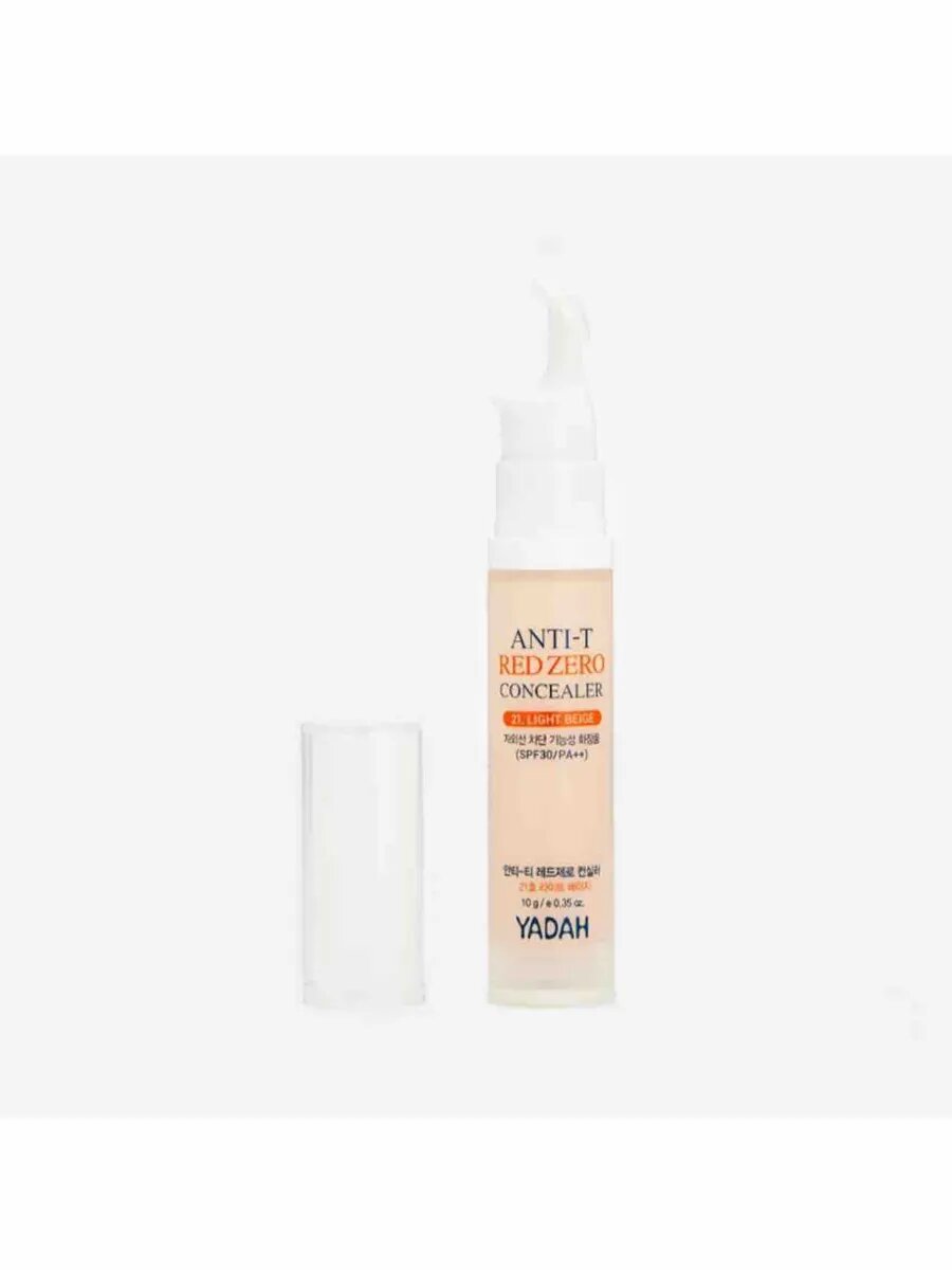 Консилер YADAH "Anti-T Red Zero Concealer", 21 точечный, для чувствительной кожи