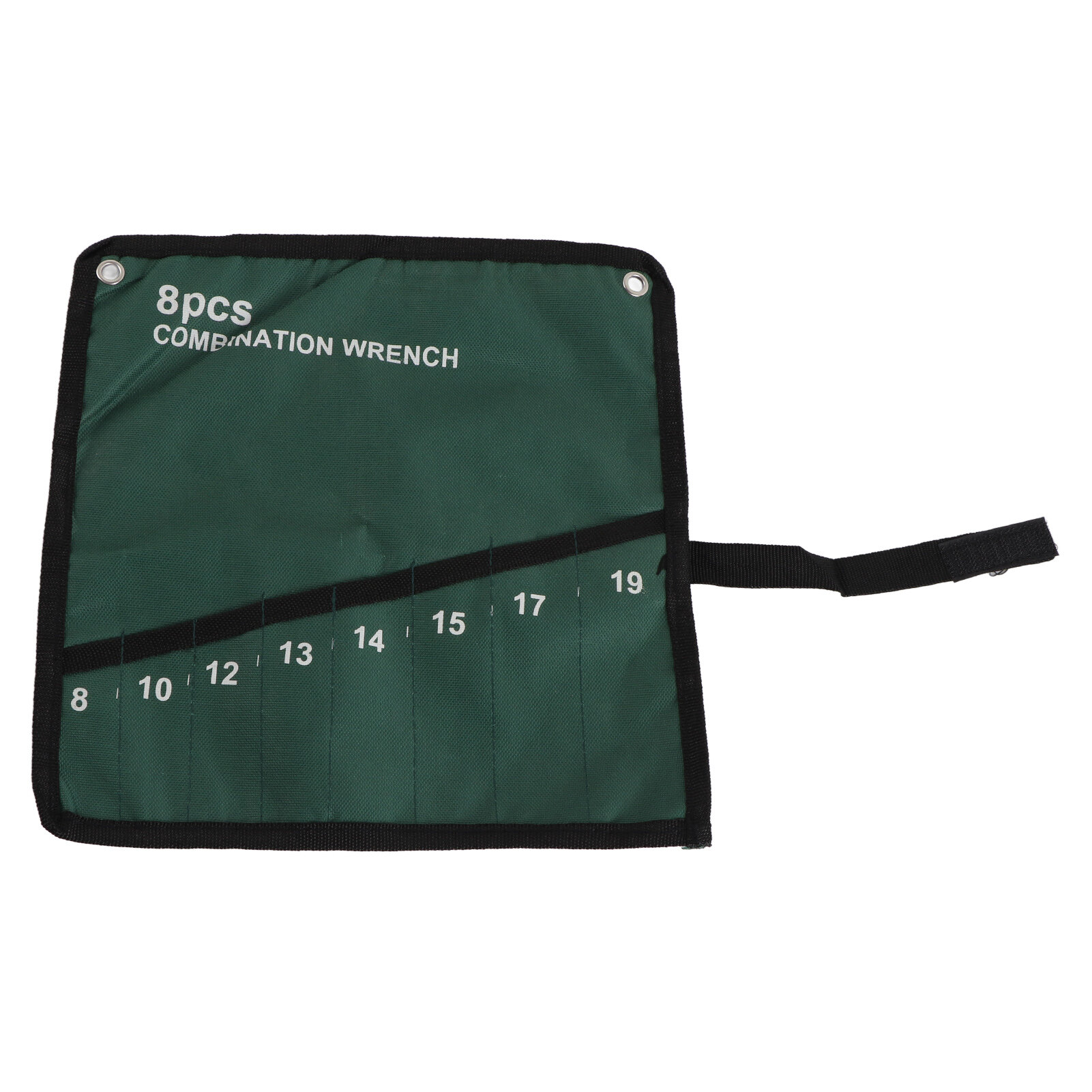 Multi Pocket Canvas Roll Up Tools Storage Bag Spanner Plier Wrench Holder Organizer (8 Pockets)