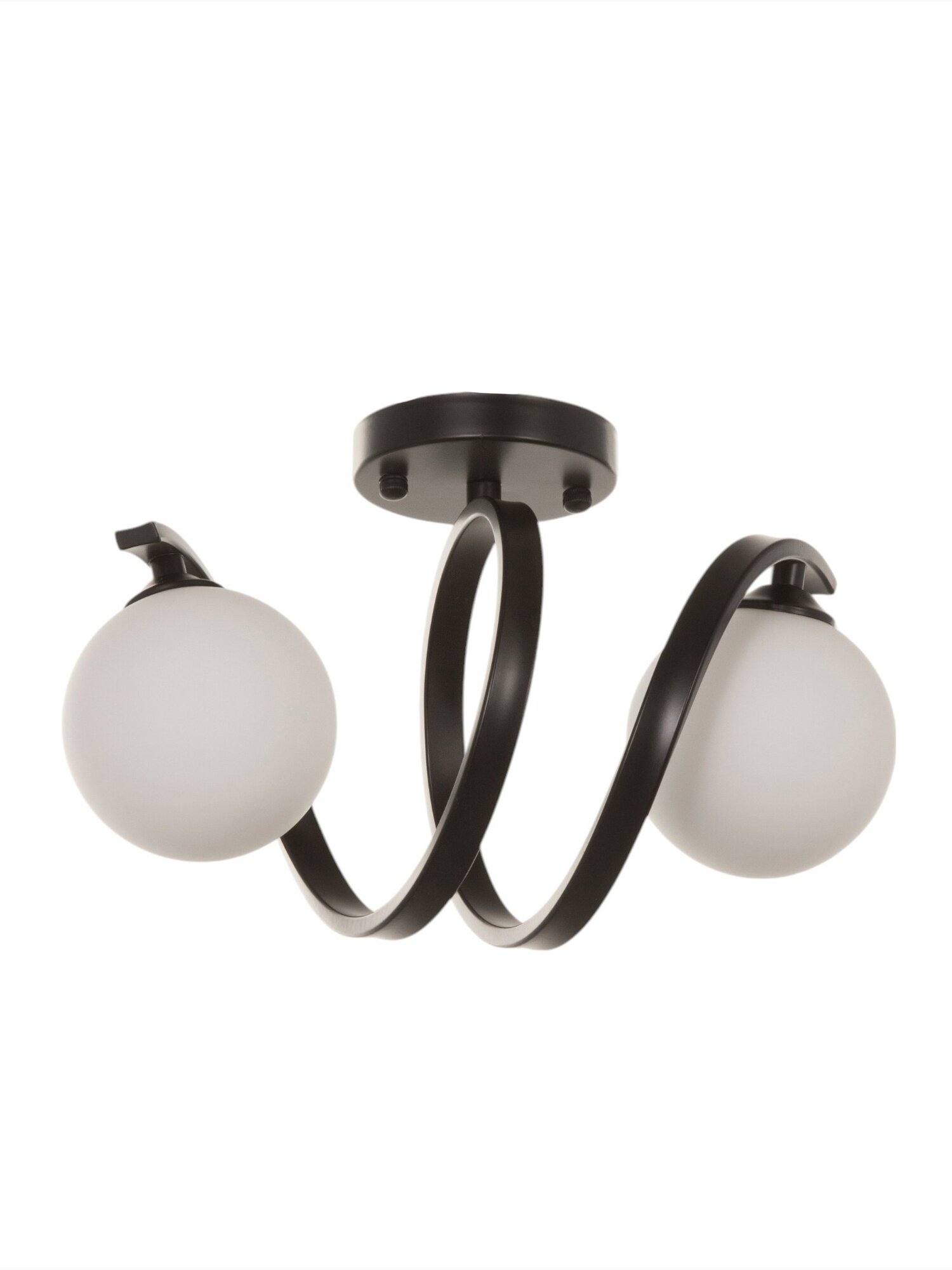 Бра BayerLux Nadine, GU10, 2 лампы, 10 Вт, IP20, металл, пластик, черное