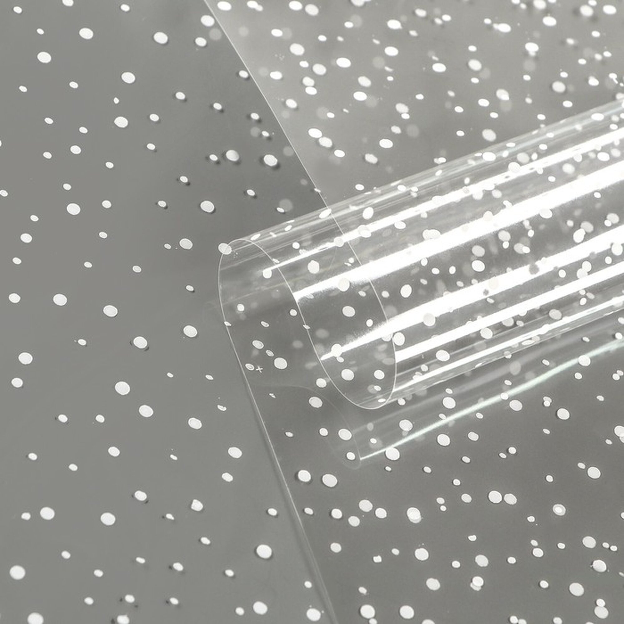 Пленка упаковочная для цветов "Мошка" белая 0,7 х 8.2 м, 40мкм