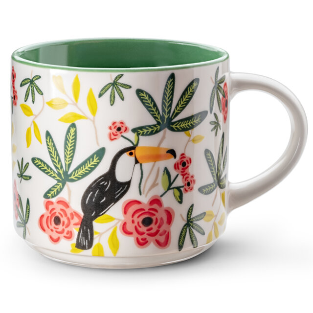 APOLLO Kakadu кружка из фарфора 470 мл, стильная посуда для чая и кофе, стильный декор