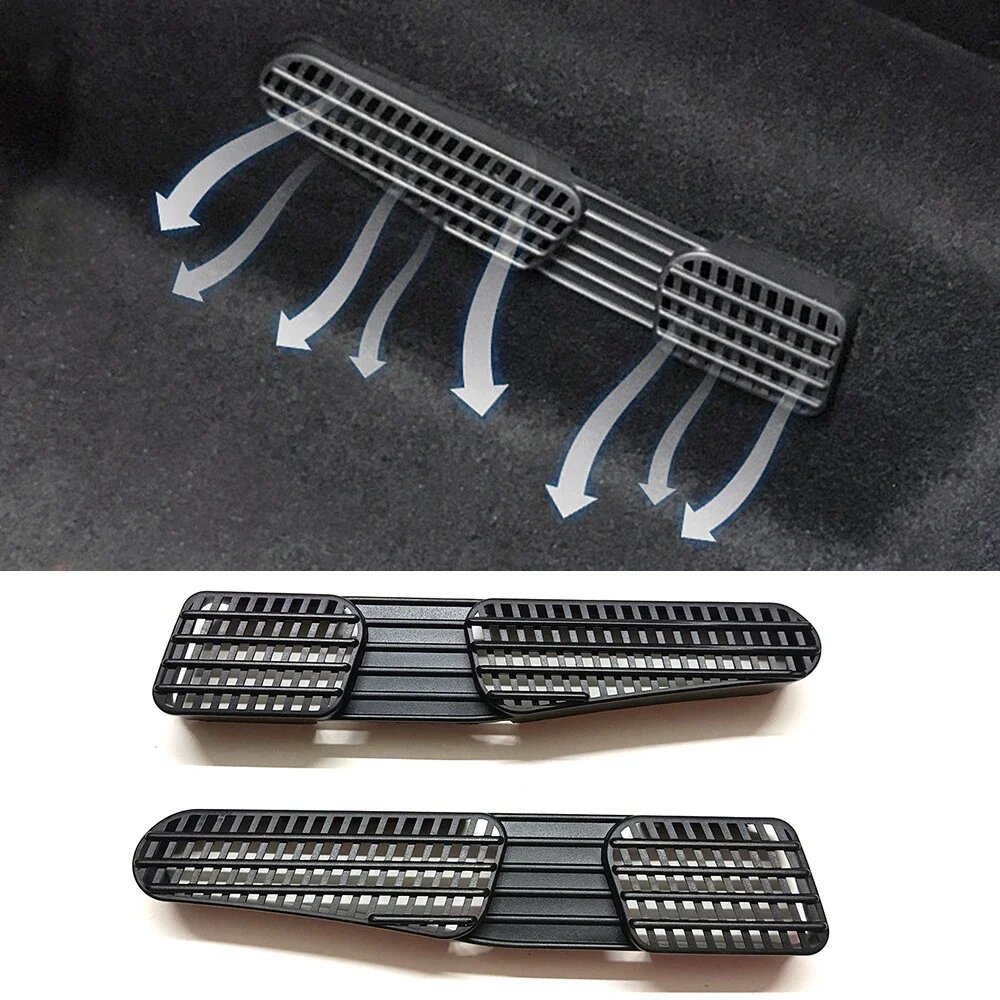 Для Volkswagen VW T-CROSS 2018-2022 напольная решетка для вентиляционного отверстия кондиционера под сиденьем, защитный чехол, отделка для стайлинга автомобиля