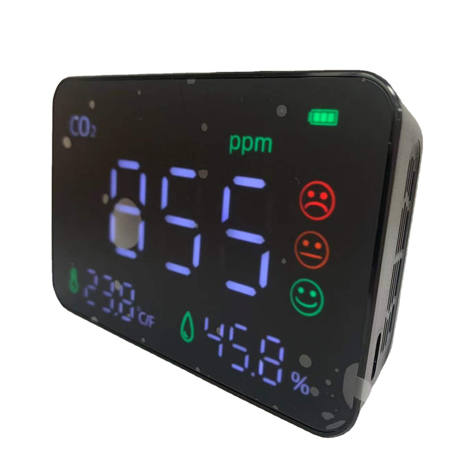 Портативный инфракрасный измеритель углекислого газа, портативный детектор газа CO2 400-5000PPM, настенный тест качества воздуха для спальни