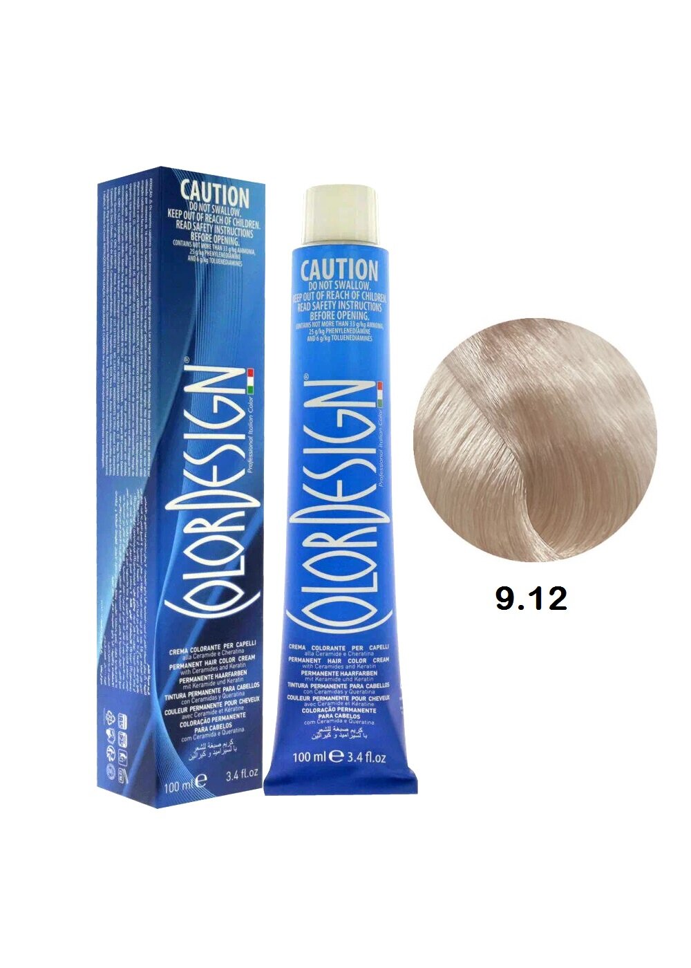 Colordesign Колор Дизайн Стойкая краска для волос 100 мл - Colordesign 9.12