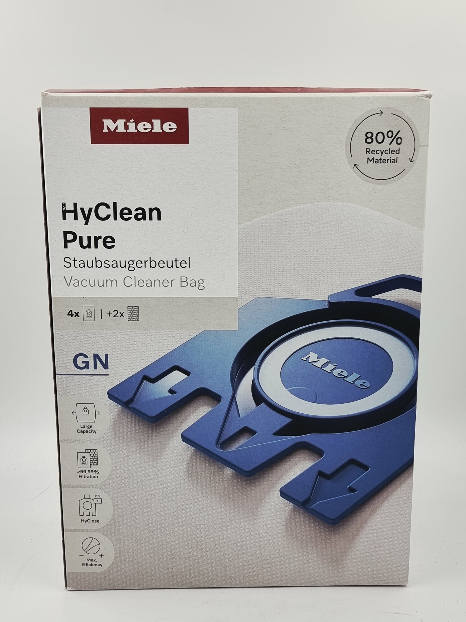Мешки Miele "HyClean", для пылесосов, комплект из 4 мешков, 4.5л