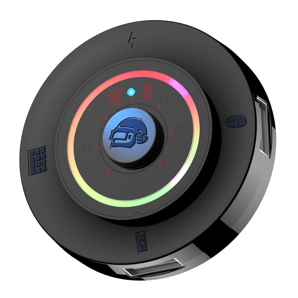 Конвертер адаптер клавиатуры для мобильных игр M16 с беспроводным подключением BT5.1 низкой задержки, поддерживающий системы Android iOS, модель M16, материал ABS, размер 6*6*1.7 см, комплект 1 конвертер, 1 кабель данных, 1 руководство пользователя