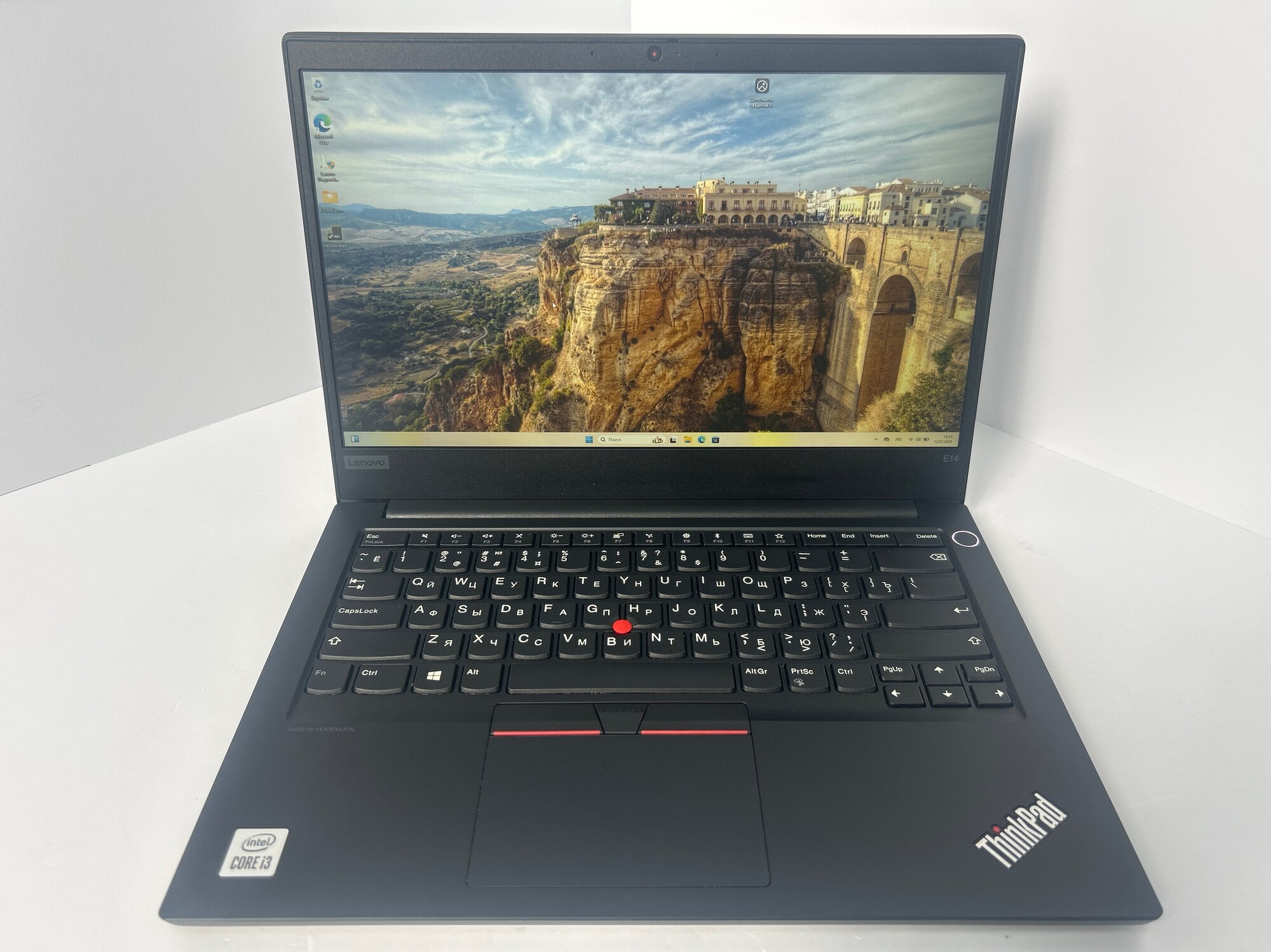 Ноутбук Lenovo ThinkPad E14 (20RA0016RT) 14"/Intel Core i5-10210U/RAM 8GB/SSD 256GB/Intel UHD Graphics/1920*1080/IPS/Windows 11/Подсветка кл-ры: НЕТ/Чёрный. Состояние: B1