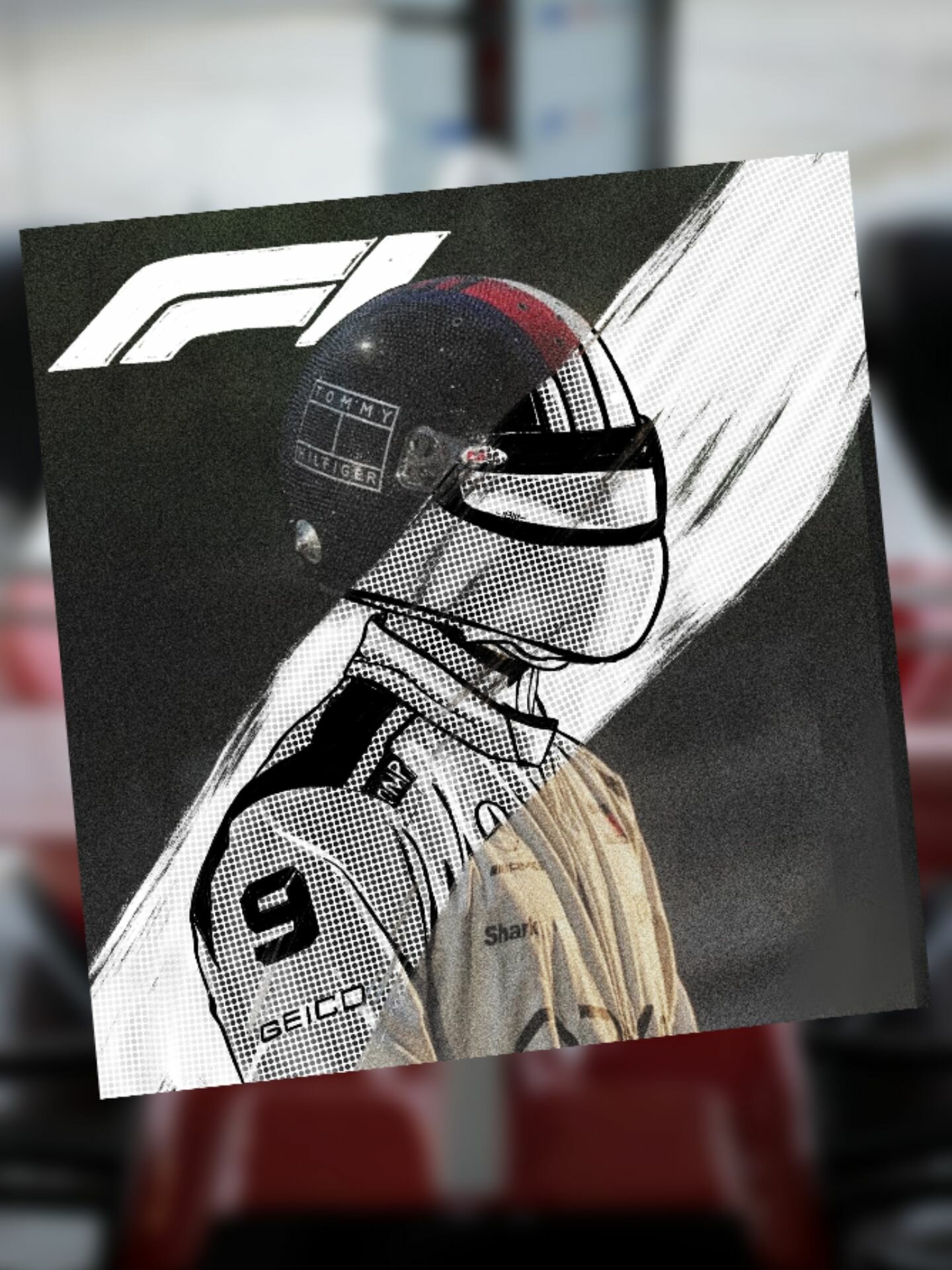 Постер pinterest "Формула-1", 29.7х42см, А3, глянцевый