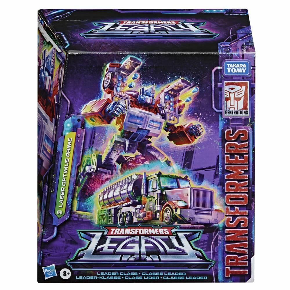 Трансформеры игрушки Hasbro Transformers Generations Legacy Series Leader Class G2 Universe Laser Optimus Prime (17.8cm) F3061