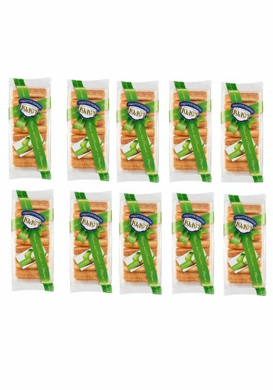 Полет Печенье слоеное Яблоко с корицей, 300 гр, 10 упаковок в коробке