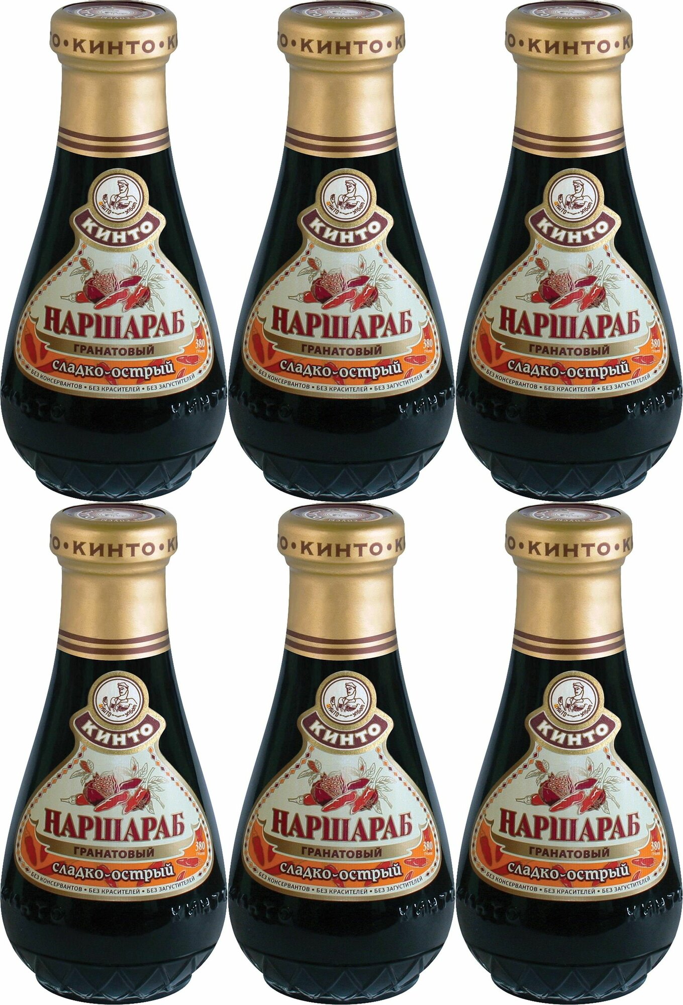 Кинто Соус Наршараб сладко-острый, 380 гр, 6 шт в коробке