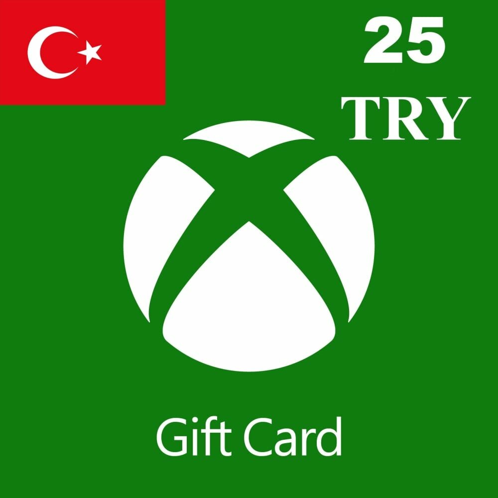 Карта пополнения Microsoft Store Xbox Game Pass (Xbox One/Series XIS/), 50TL, Турция