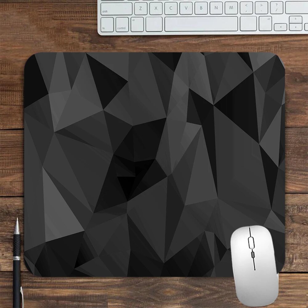 Mairuige черный белый резиновый коврик для мыши 250X200X2MMOverlock, mouse pad-5
