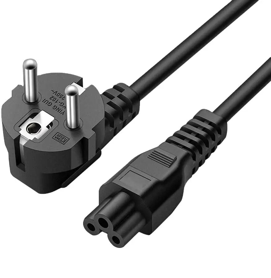 Кабель питания EU 1.2м для ноутбуков Dell, Lenovo, Asus