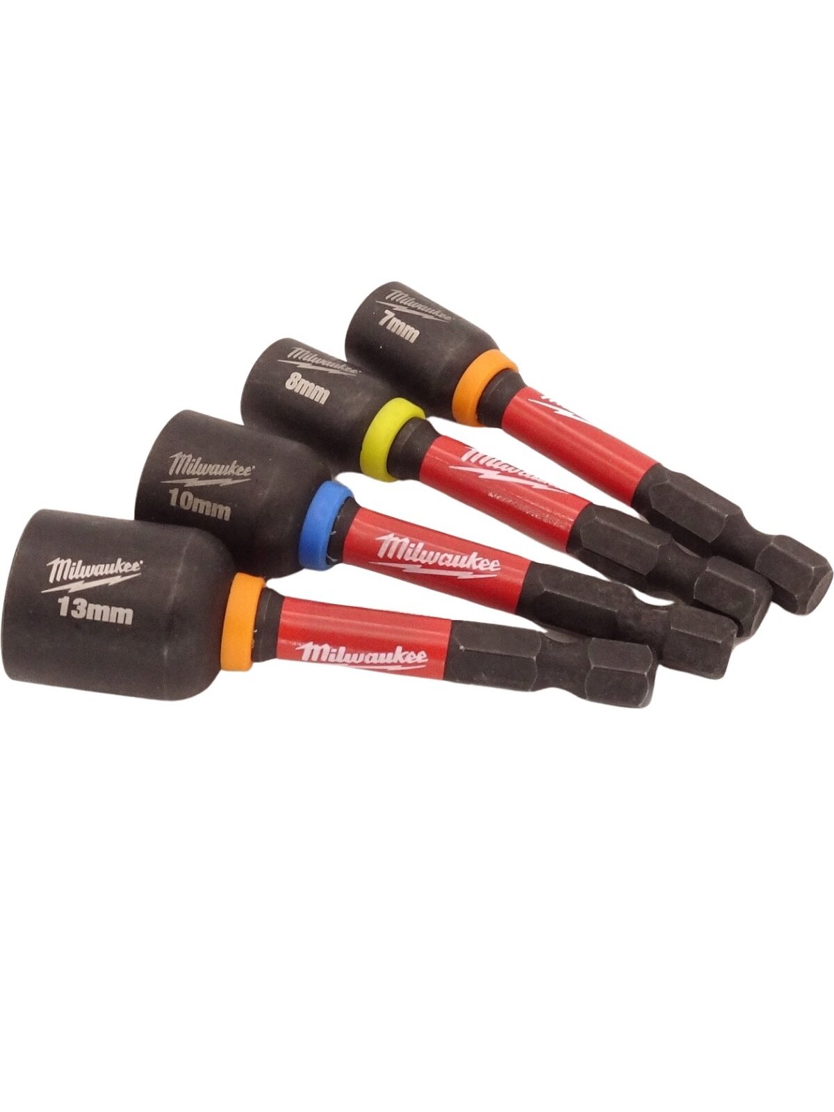 Набор торцевых насадок Milwaukee Shockwave 1/4" HEX 4шт (4932492445)