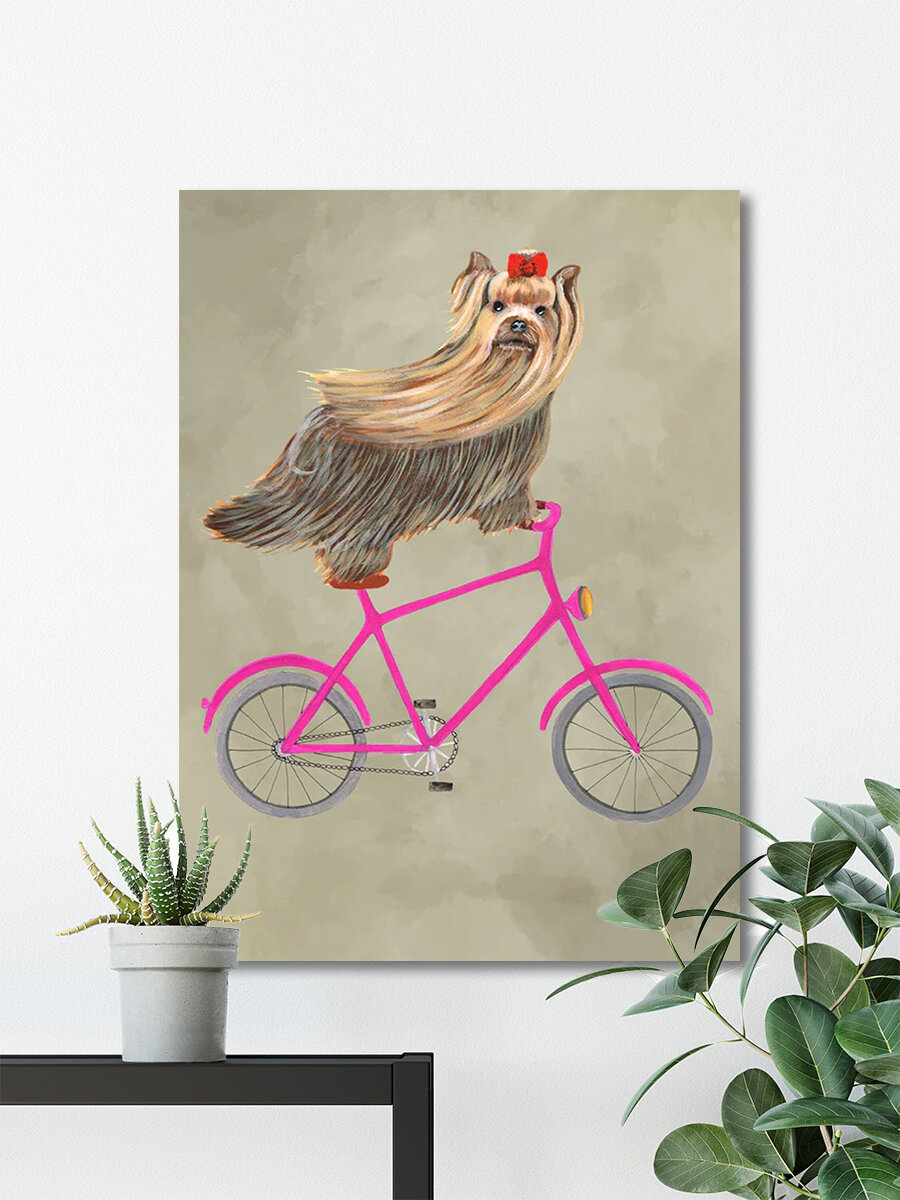 Прикольные картины на стену - Йоркширский терьер , картина 20*30 см.