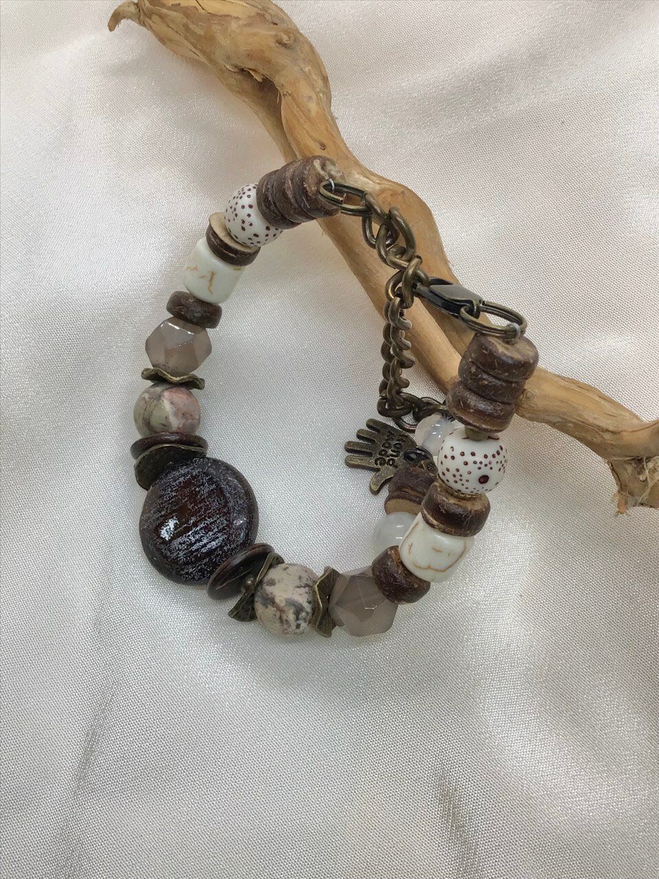 Славянский оберег, браслет, агат