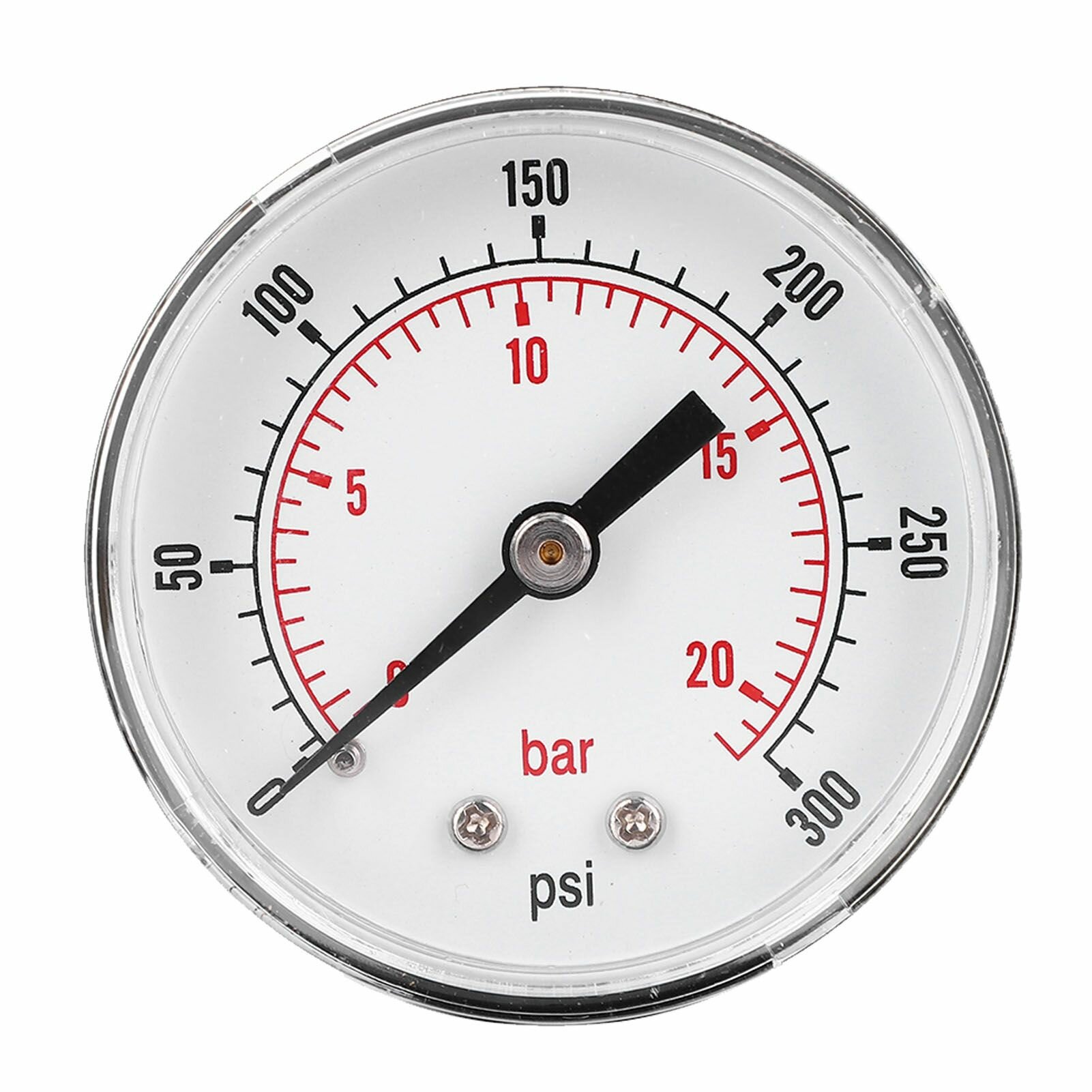 50 мм циферблат 1/4 BSPT манометр с задним соединением 0-300PSI 0-20BAR инструмент для измерения давления воздуха, воды, нефти и газа