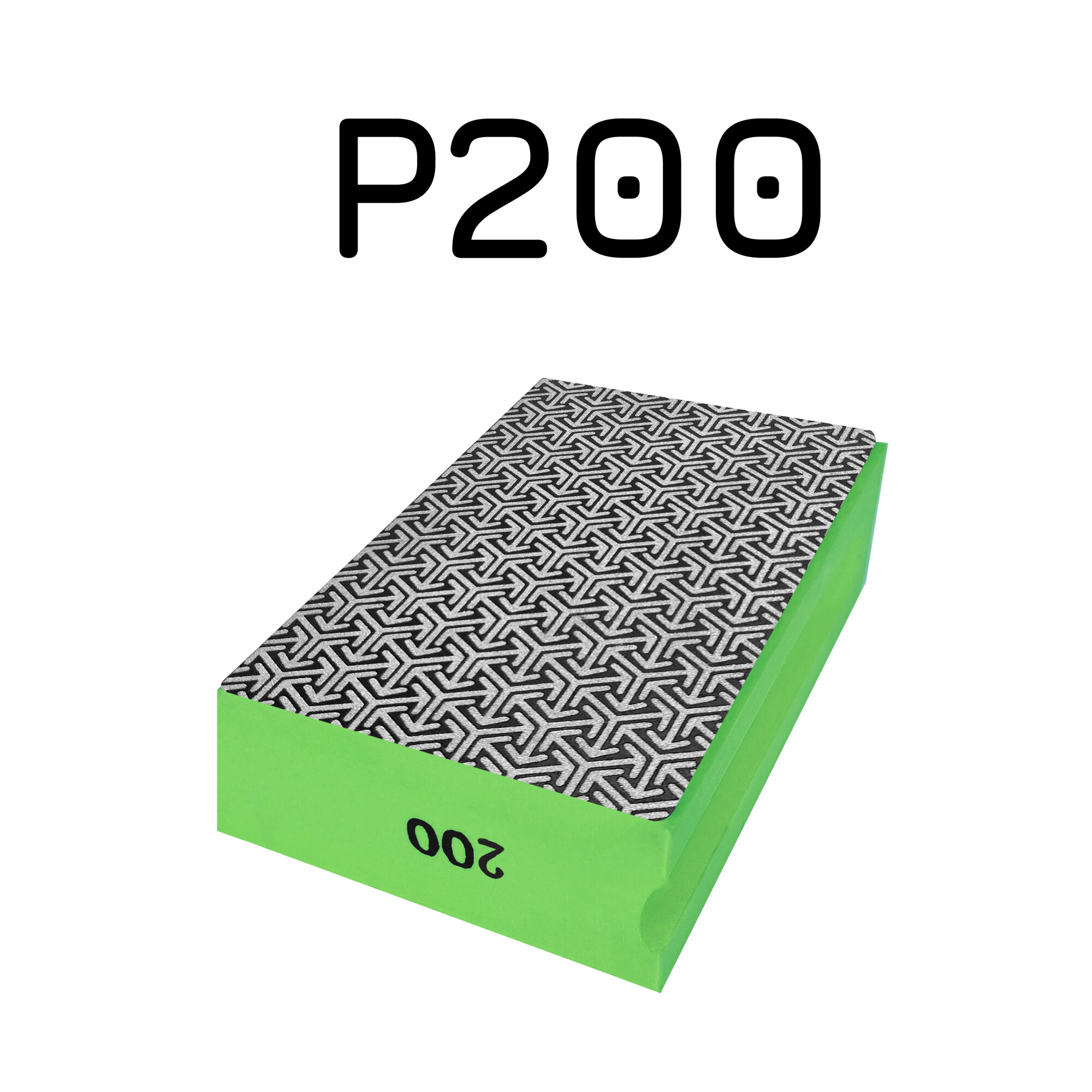 Губка шлифовальная VertexTools "P200", алмазная, ручная, для стекла, керамики и других материалов