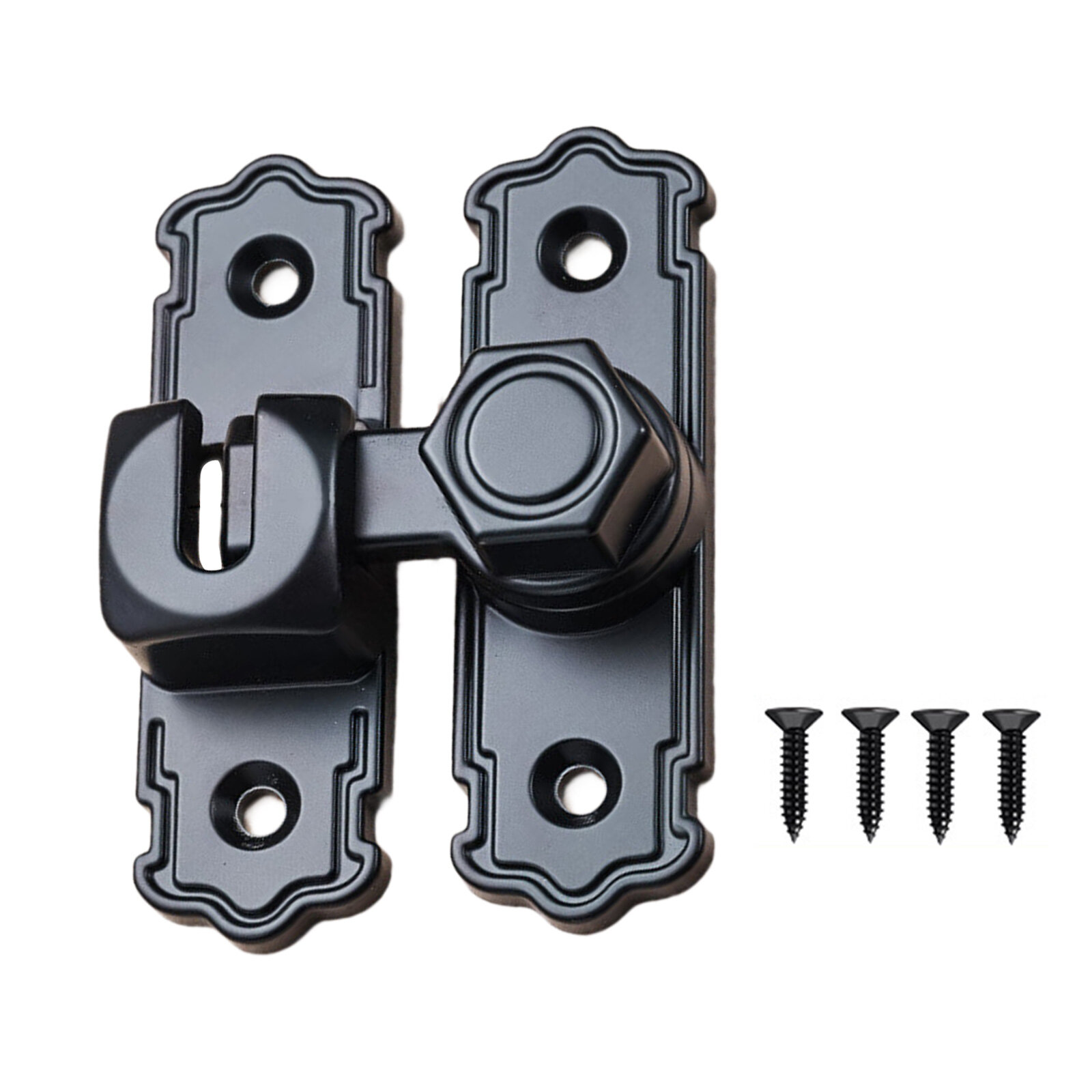 Двойные угловые раздвижные защелки для дверей сарая и шкафов