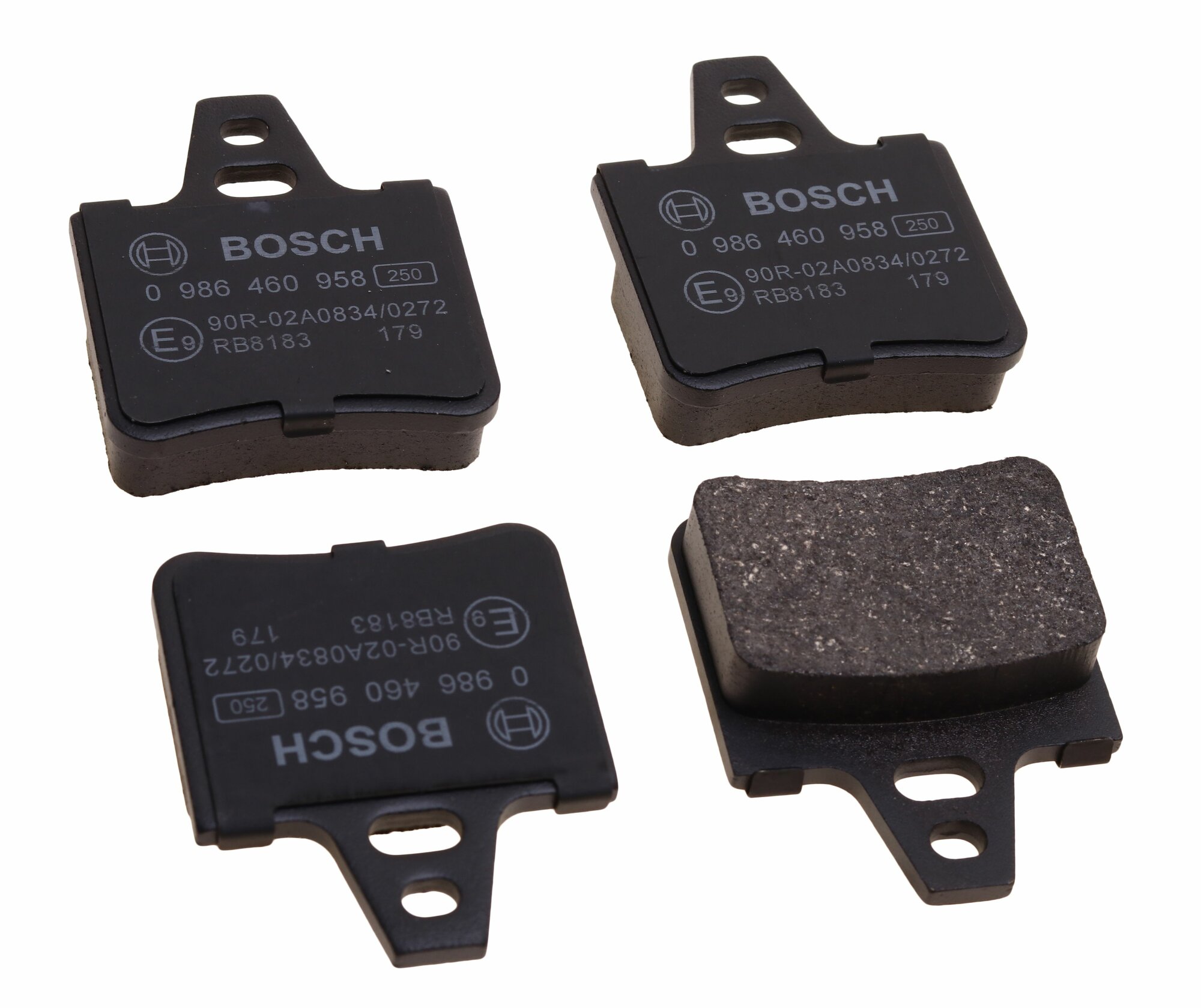 Колодки тормозные задние (4шт.) Bosch Арт.0986460958 / CITROEN Xantia (93-03)