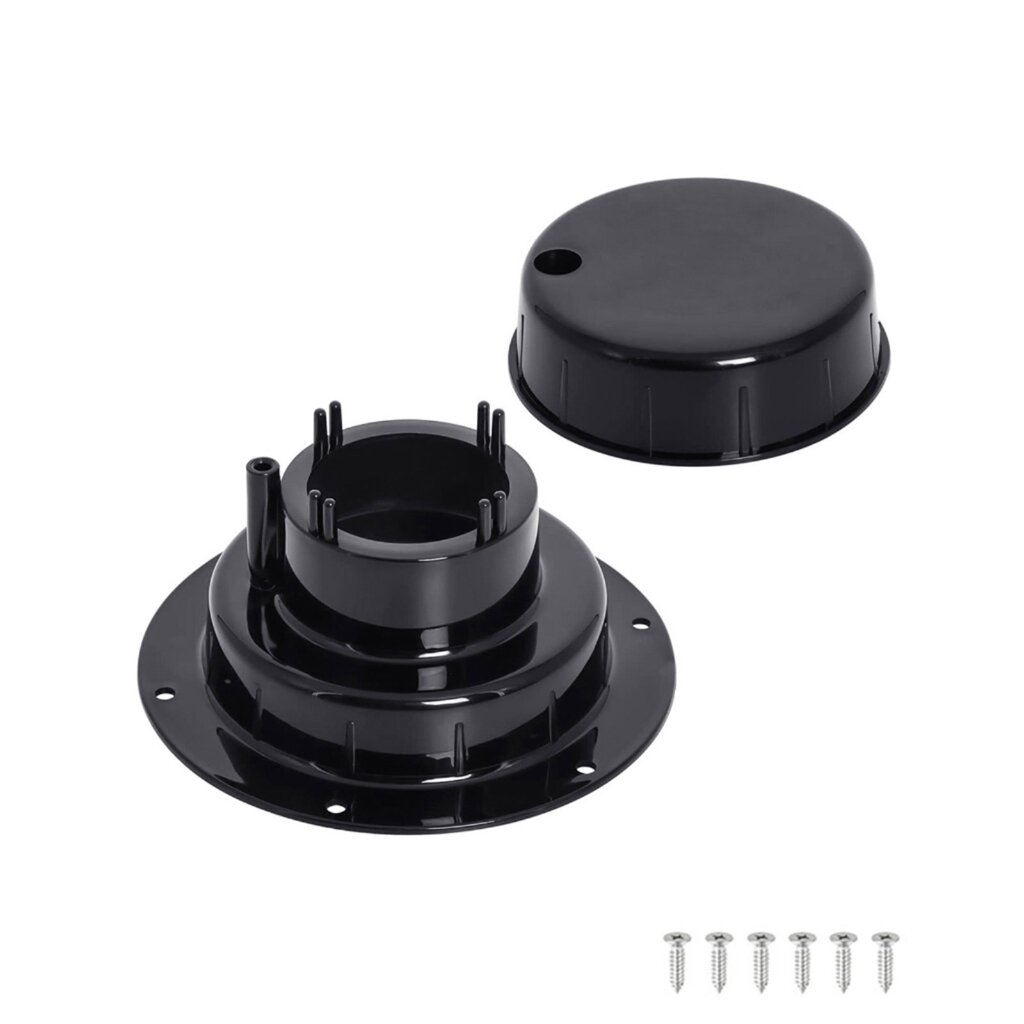 Верхняя крышка вентиляционной канализационной трубы Rv-черный