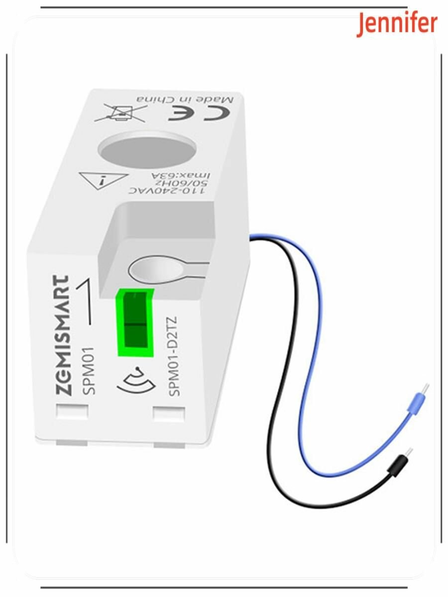 F1Zemismart Tuya Zigbee MiNi Датчик Электрического Монитора Счетчика Энергии