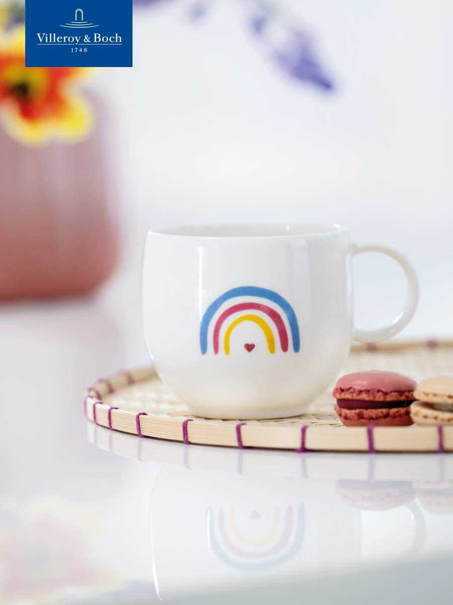 Кружка 350 мл, Be Happy/Будь счастлив, With Love, Villeroy & Boch, Премиум-Фарфор
