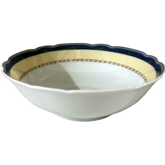 Салатник Thun 1794 круглый "Роза", декор "Мелкие ягоды на бледно-желтом фоне", 16 см. (P1550675JQZ8014700)