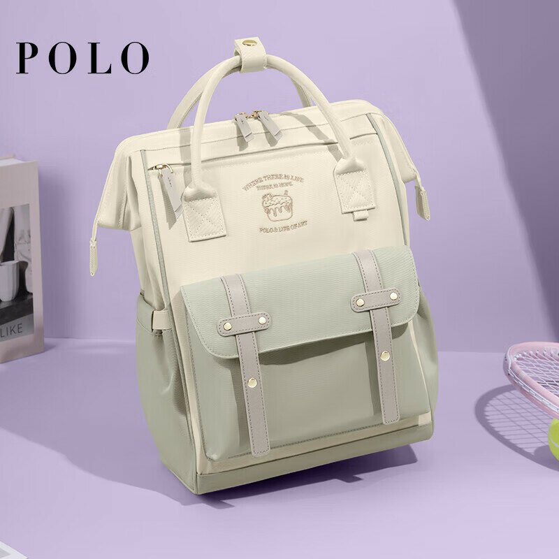 Рюкзак POLO, Backpack for Women Large Capacity Retro Style IPad Bag Handb, большая вместимость, городской, для женщин