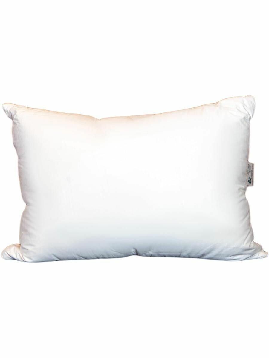 Подушка для сна 50x70 "премиум комфорт" пуховая, гусиный пух-перо, упругая, плотная, чехол 100% хлопок/сатин, премиум Natures