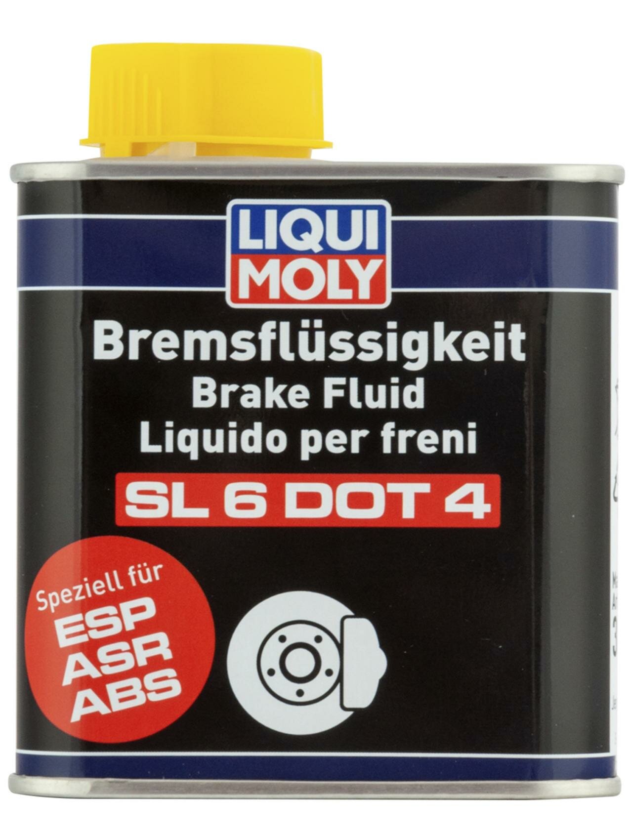 Жидкость тормозная LIQUI MOLY DOT4 0,5л