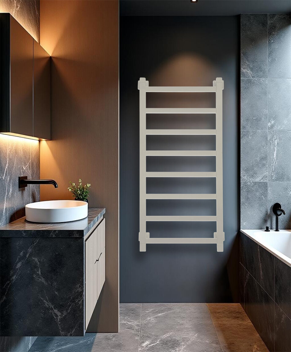 Полотенцесушитель водяной Quadro-1 100x60 см Грейдж