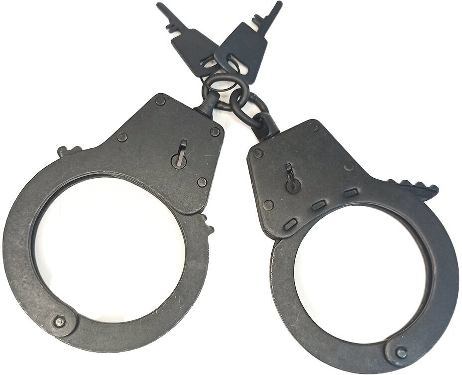 Наручники БРС-2 оксидированные, вороненые, оперативные