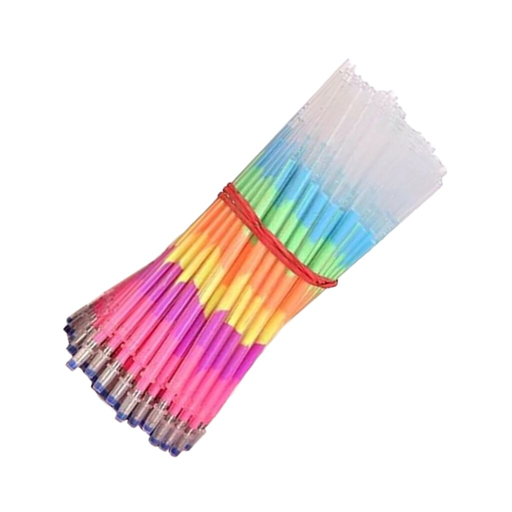 Заправка пера Rainbow Colors 6 Цветов в 1 Чернильной Заправке пера Наконечник 0,8 мм