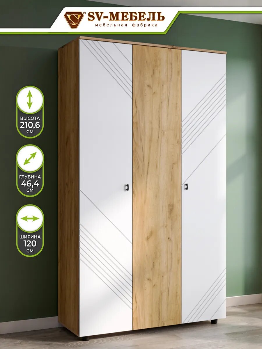 Шкаф для одежды распашной в спальню