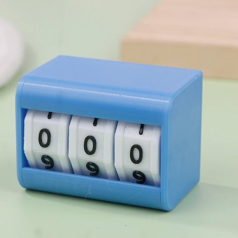 JETTING Ручной счетчик 2/3/4 цифр 3-digit Blue