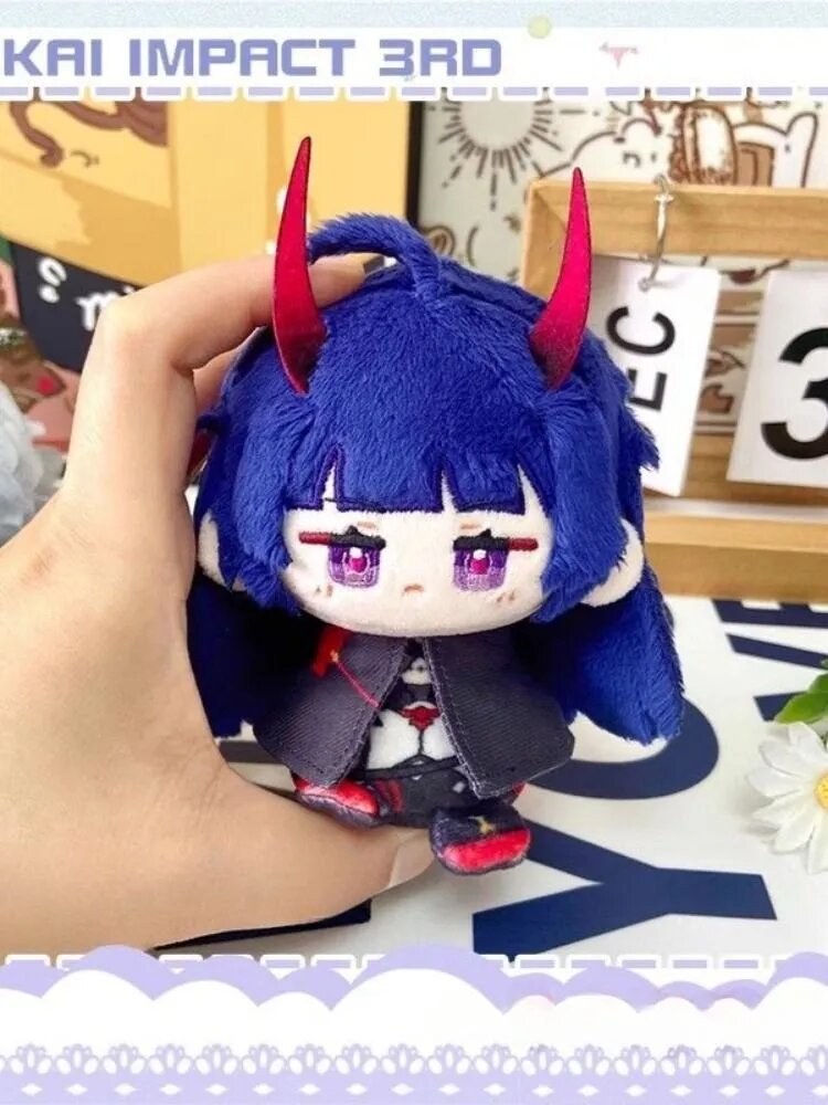 Мягкая игрушка Райден Мэй Хонкай Импакт/Raiden Mei Honkai Impact 3rd 10см аниме игрушка кулон