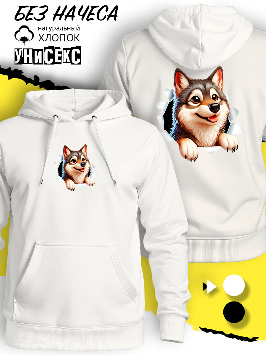 Худи Толстовка свитшот волк