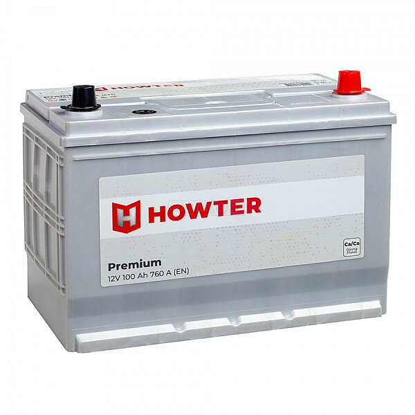 HOWTER Premium ASIA 100R 760A ОП (306x175x224) 353x175x190