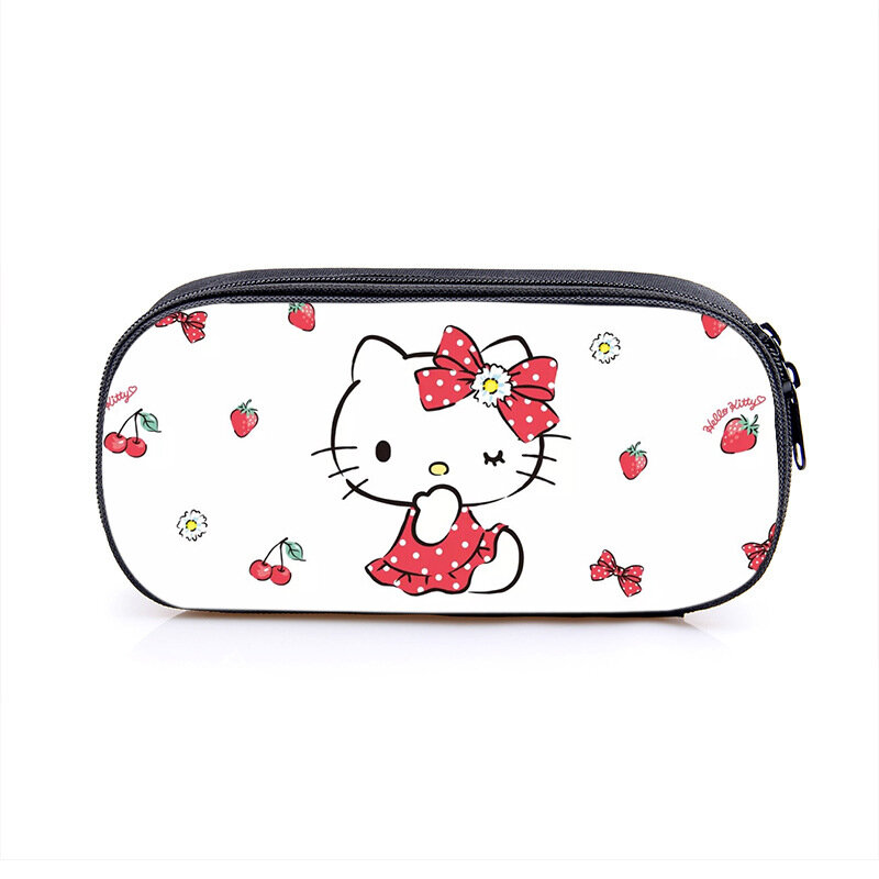 Пенал "Hellokitty", для студентов, большой, многофункциональный, 10 цветов