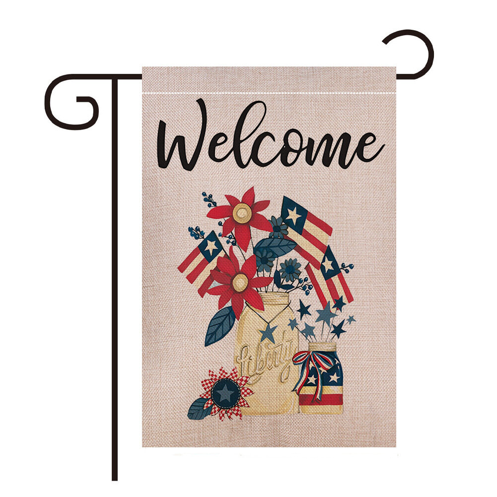 Садовый флаг Jiushu Textile Amazon temu, полиэстер, двусторонний, 6х6 м