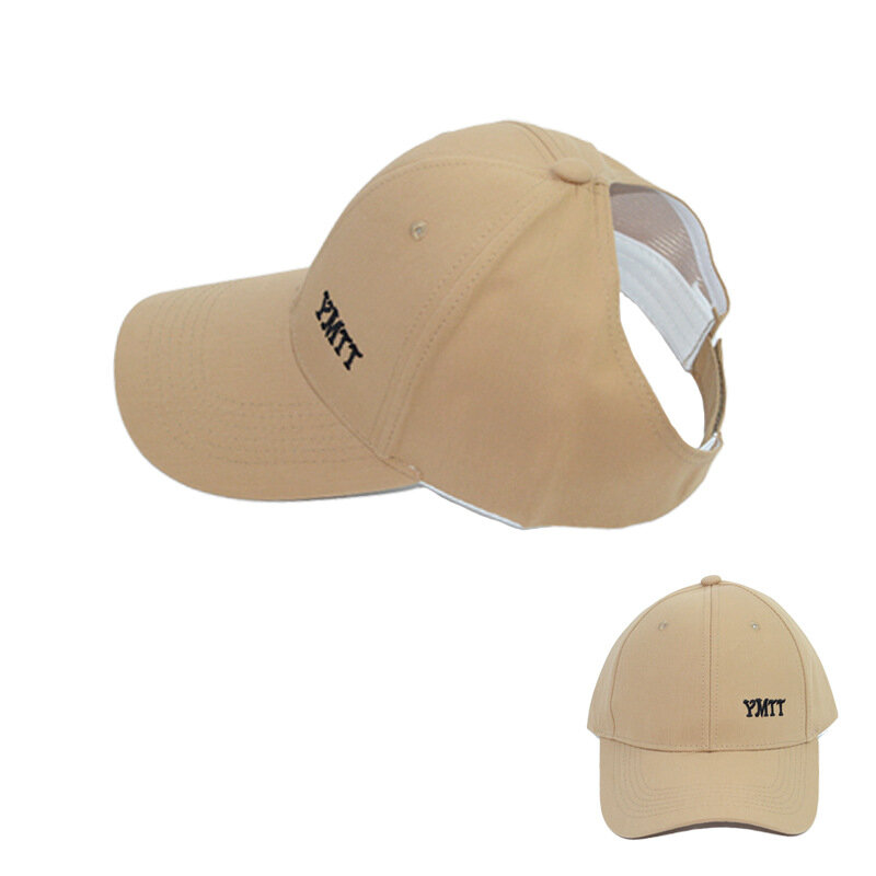 Бейсболка YMTT, хаки, регулируемая, унисекс, размер 55-60 см