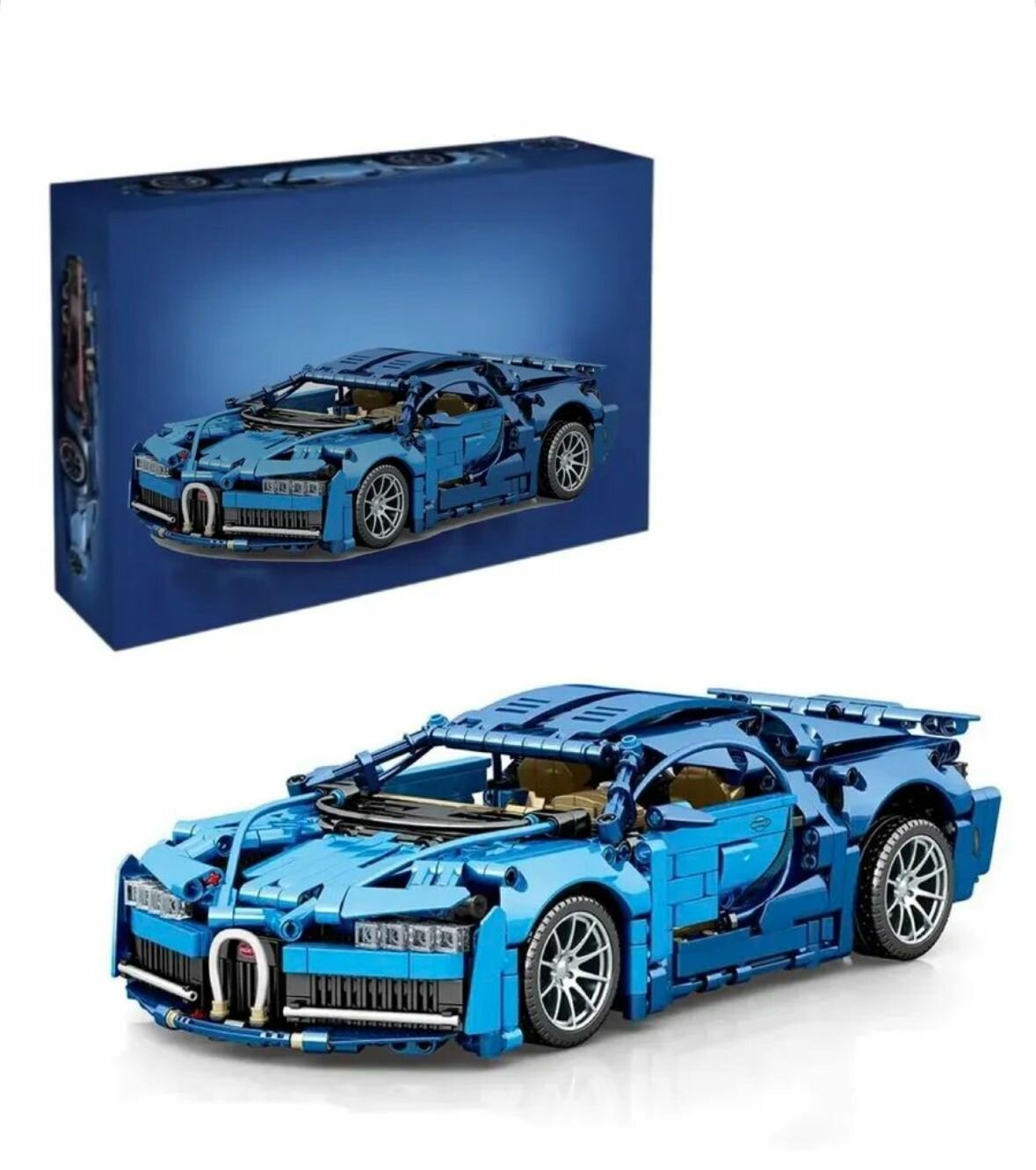 Конструктор Спорткар Бугатти Шерон 1355 деталей