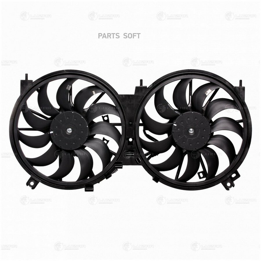 Вентилятор охл. с кожухом от официального дистрибьютора, LUZAR, артикул LFK14N9